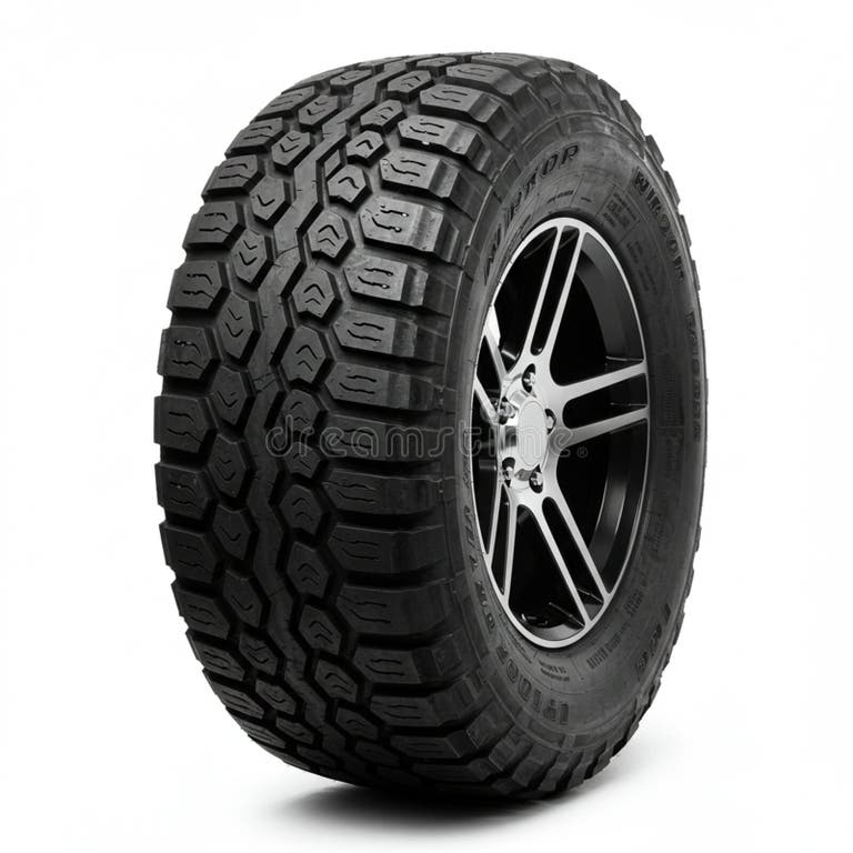 An Off-road Tire Featuring Deep, Aggressive Tread Patterns Designed for ...