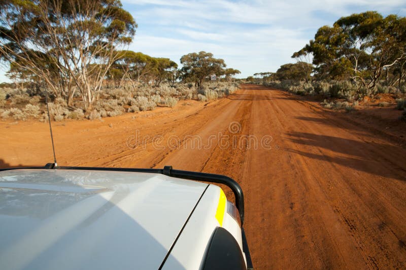 Off Road Track stock photo. Image of africa, gravel, desert - 97136394