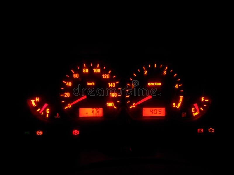 Off Road Truck Electonic Speedometer Stock Photo - Image of speedometer ...