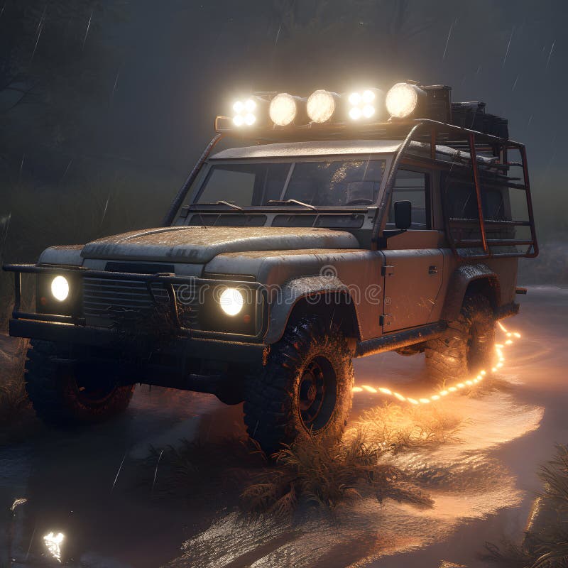Off-road Vehicle Adventure Wilderness Hyper-realistic Tex One ...