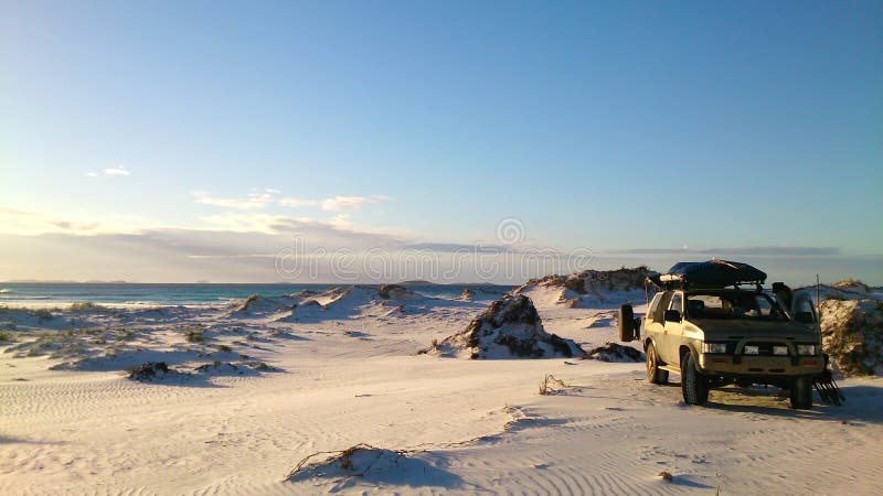 Off-road Vehicle in Dry Outback of Australia Stock Photo - Image of ...