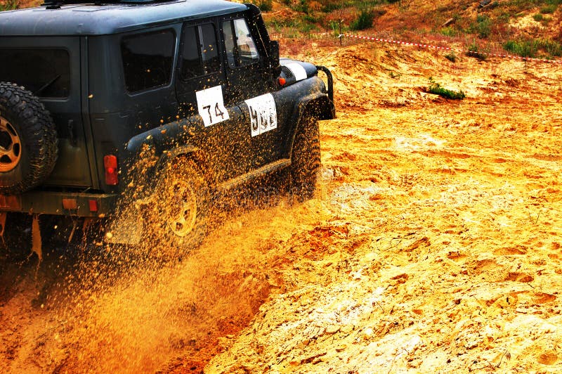 Off roading thrill stock photo. Image of driving, drive - 17046138