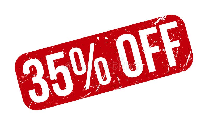 35 Off Rubber Stamp. Red 35 Off Rubber Grunge Stamp Seal Vector ...