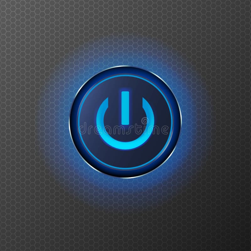 On/off Switch Icon Background. Vector Stock Vector - Illustration of ...