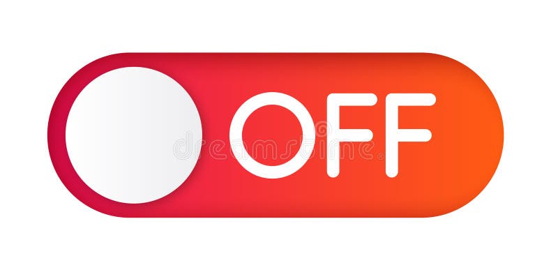 Off Switch Icono Vector Aislado En El Fondo Ilustración del Vector ...