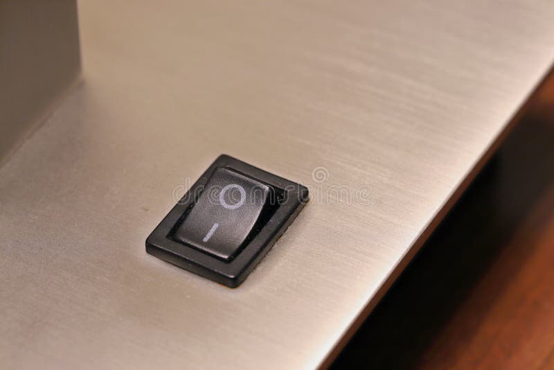 On Off switch for lamp stock image. Image of push, electronic - 132045821