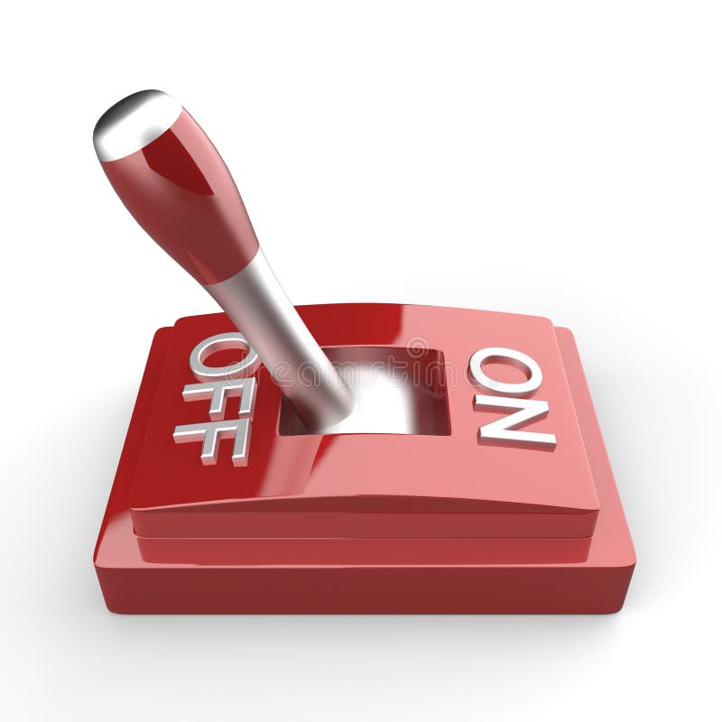 On off switch stock image. Image of quiet, mechanical - 34917577