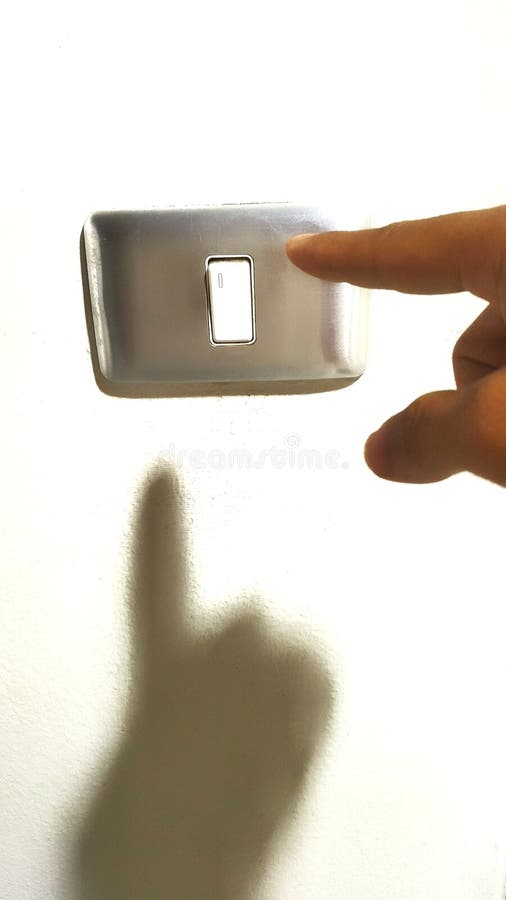 On-off switch stock photo. Image of open, hands, home - 132398942