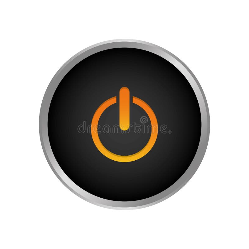 On off switch power stock illustration. Illustration of start - 87613241