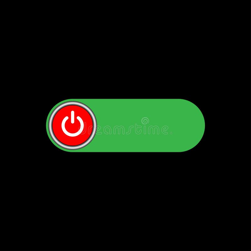 Power Buttons Illustration Vector Download Stock Vector - Illustration ...