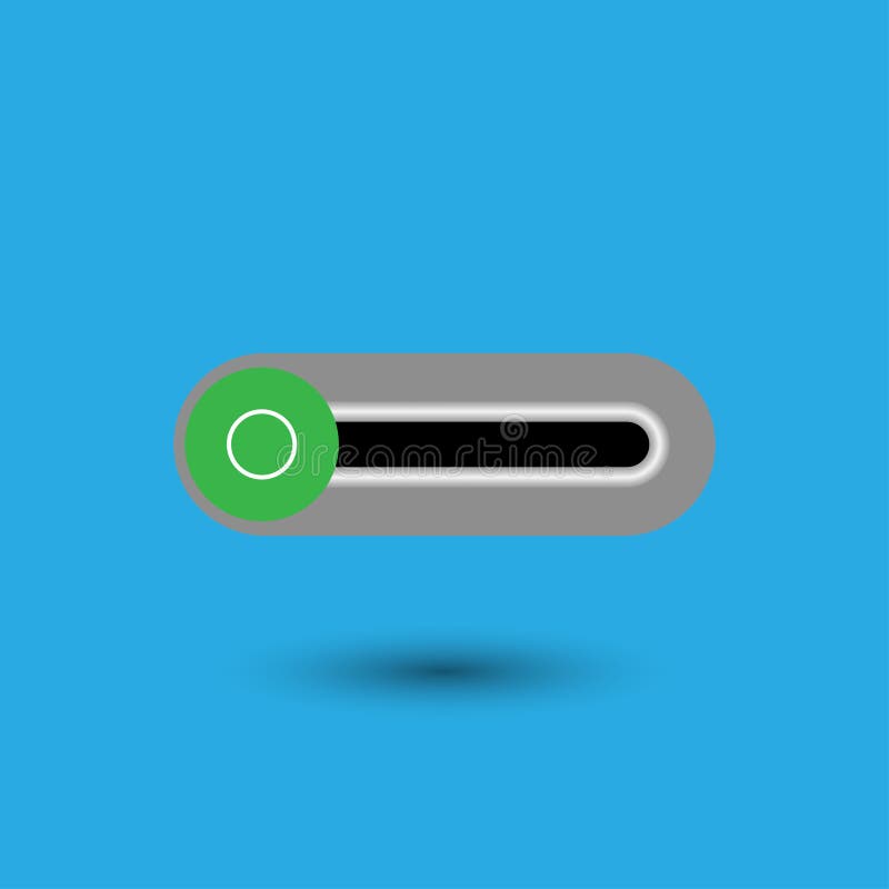 On Off Slider Style Power Buttons with Grey Background the Off Buttons ...