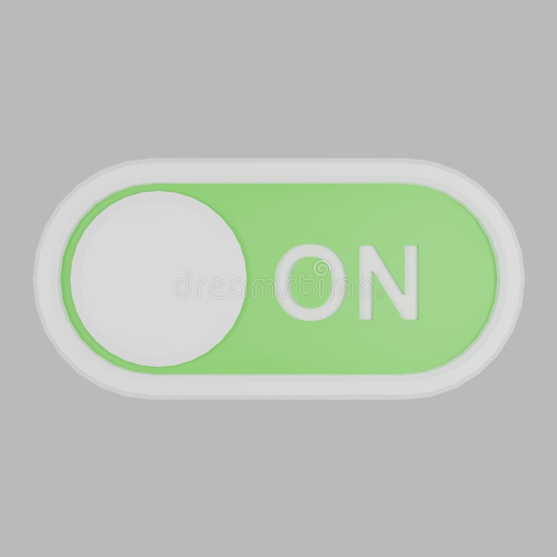 On and Off Toggle Switch Buttons. Material Design Switch Buttons ...