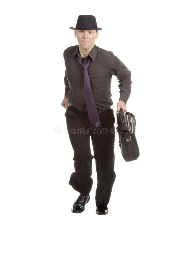 Off to work stock image. Image of active, pose, cool, chrono - 599015