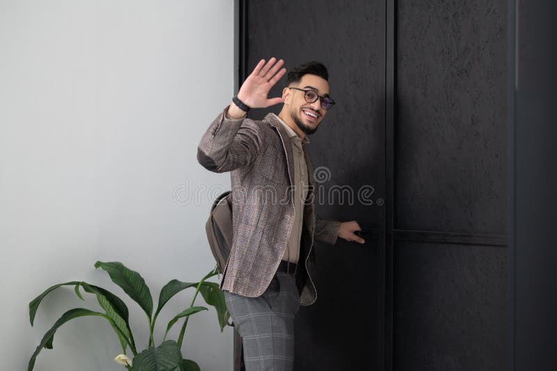 A Good-looking Young Stylish Man Feeling Good Stock Photo - Image of ...