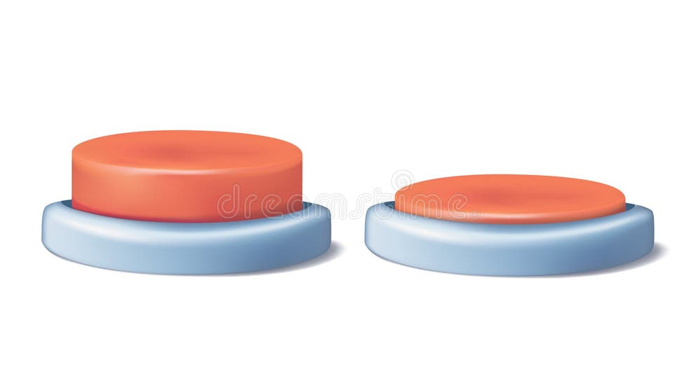 On and Off Toggle Switch Buttons. Material Design Switch Buttons Set ...