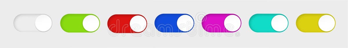 Material Design Switch Stock Illustrations – 571 Material Design Switch ...