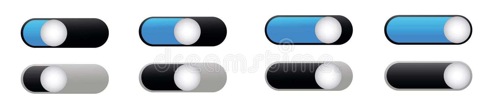 Material Design Switch Stock Illustrations – 571 Material Design Switch ...