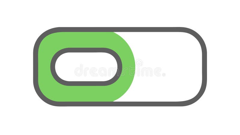 On Off Toggle Switch Icon: User Interface Control Vector Design Generative AI Stock Vector ...