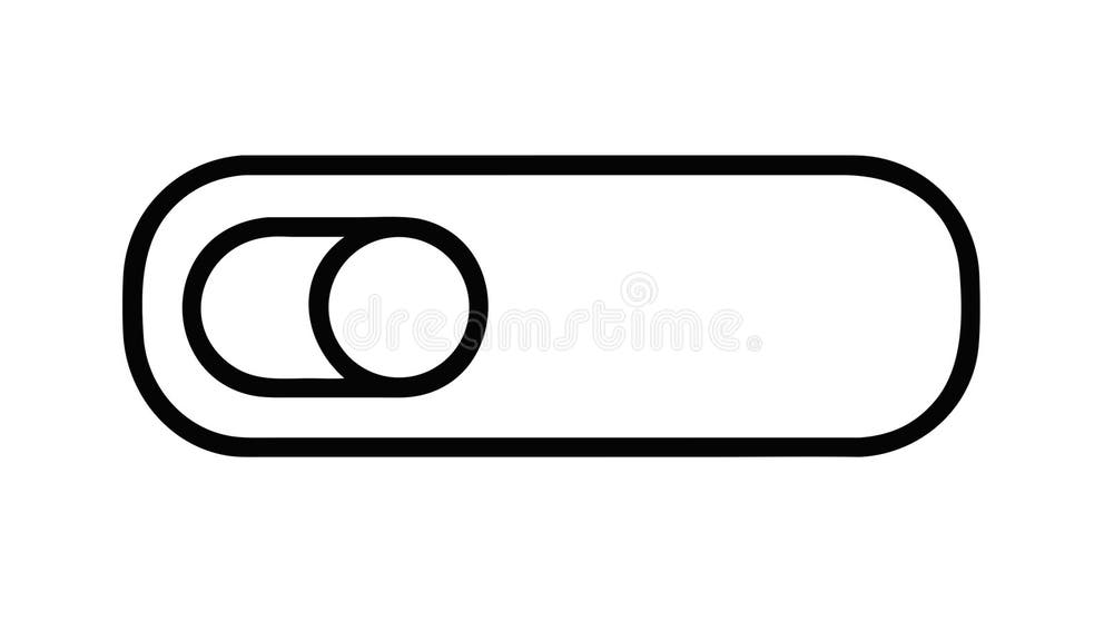 On Off Toggle Switch Icon for User Interface Control, Vector Design Generative AI Stock Vector ...