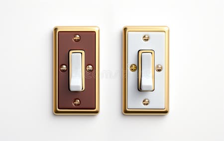 On/Off/on Toggle Switch Types with Transparent Background -Generative ...