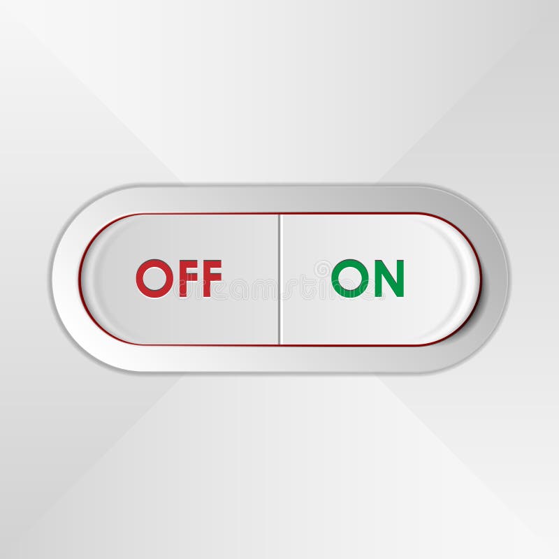 On Off Vector Switch stock vector. Illustration of play - 51212765