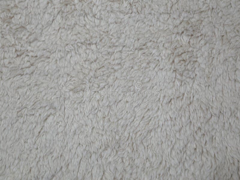 Off-white Fleece Material Up Close Detail Stock Photo - Image of lamb ...