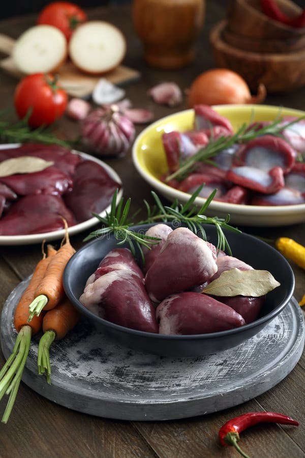 Offal with Vegetables stock image. Image of traditional - 97331793