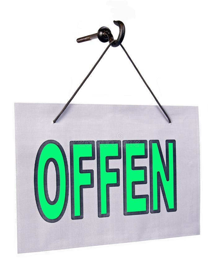 Offen Sign Stock Illustrations – 3 Offen Sign Stock Illustrations ...