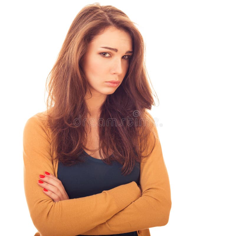 Offended Woman Wearing As CHucky Doll . Halloween Stock Image - Image ...