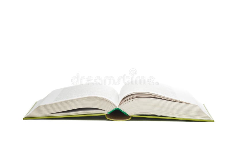 Offenes Buch stockfoto. Bild von buchhandlung, getrennt - 4475632