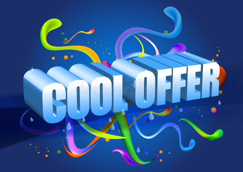 Special Offer Stickers in 4 Colors Isolated Stock Vector - Illustration ...