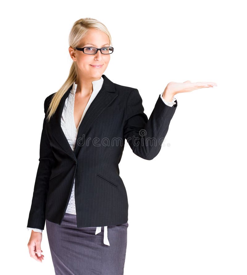 The offer stock photo. Image of businesswoman, beautiful - 21764412