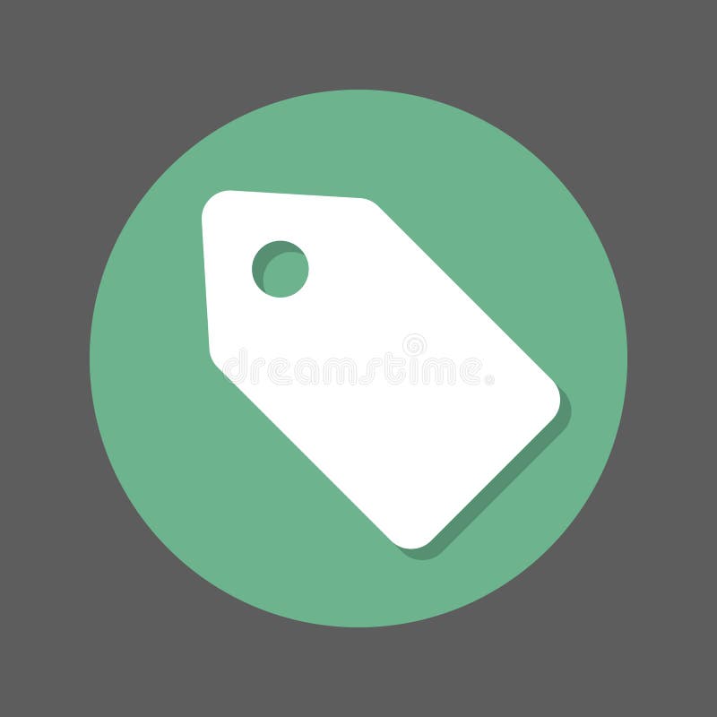 Offer Coupon, Tag Flat Icon. Round Colourful Button, Circular Vector ...