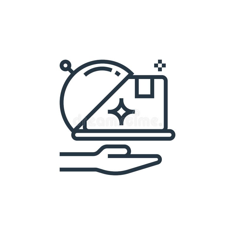 Offer Icon Vector from Business Model Canvas Concept. Thin Line ...