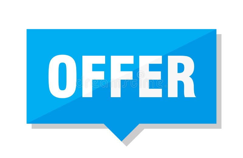 Offer price tag stock vector. Illustration of sign, sticker - 117710328