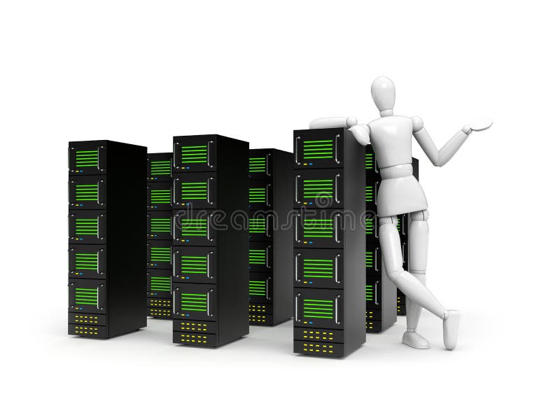The Offer of Server Services Stock Illustration - Illustration of idea ...