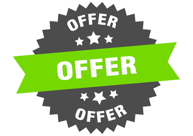 Offer Sign. Offer Circular Band Label. Offer Sticker Stock Vector ...