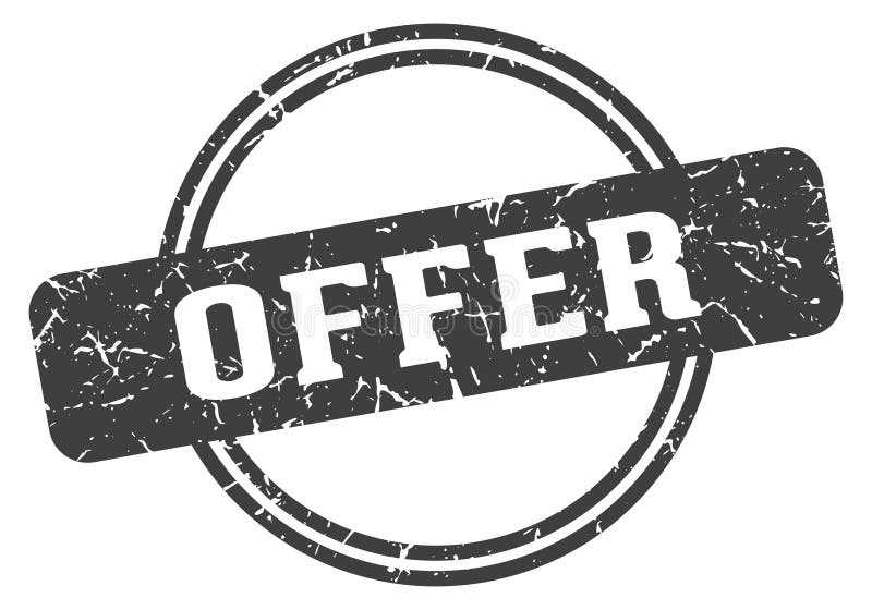 Offer stamp stock vector. Illustration of graphic, offer - 349493388