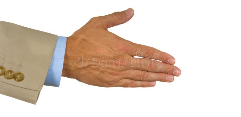 Offered hand stock photo. Image of offer, white, hand - 2931950