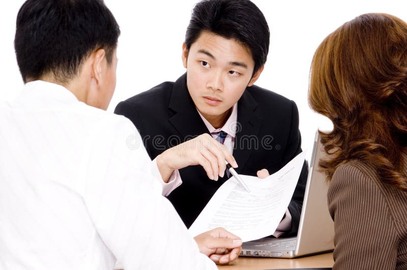 Offering Advice stock image. Image of advice, couple, people - 1056379