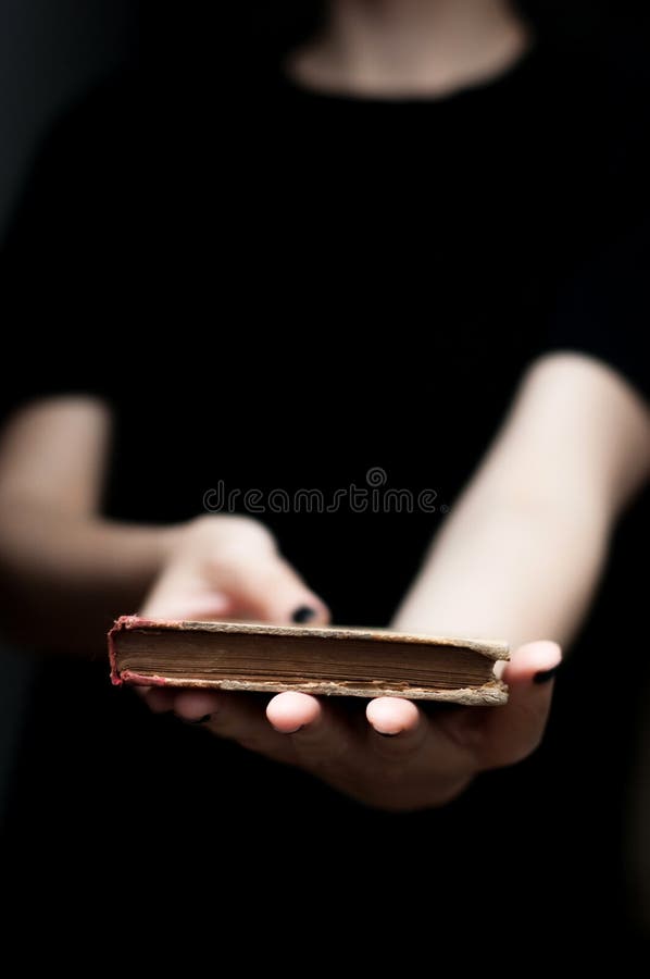 Offering a book stock photo. Image of write, paper, play - 54752806