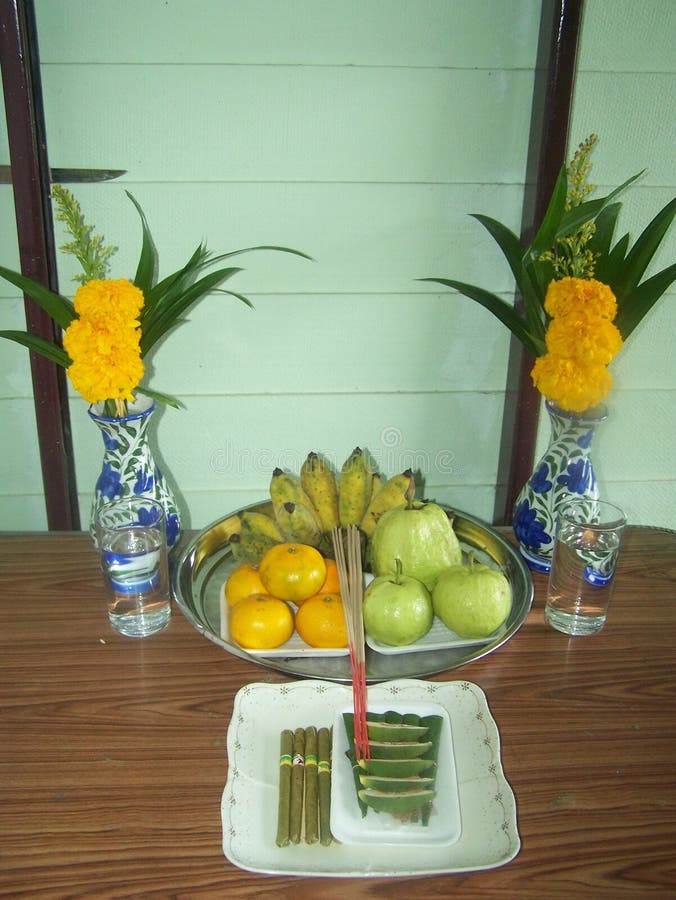 Offering , at Born from the Power Believes in Stock Image - Image of ...