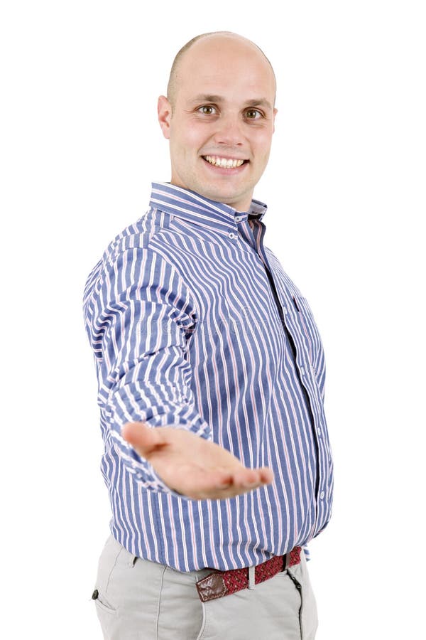 Offering his hand stock image. Image of adult, male, beauty - 33602033