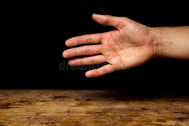 Offering handshake stock image. Image of palm, gesture - 32991371