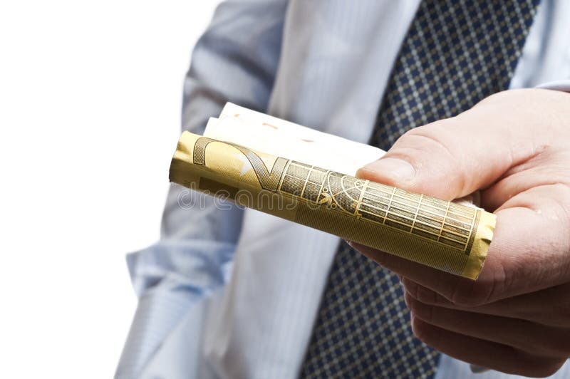 Offering money stock image. Image of purchase, finger - 18422375