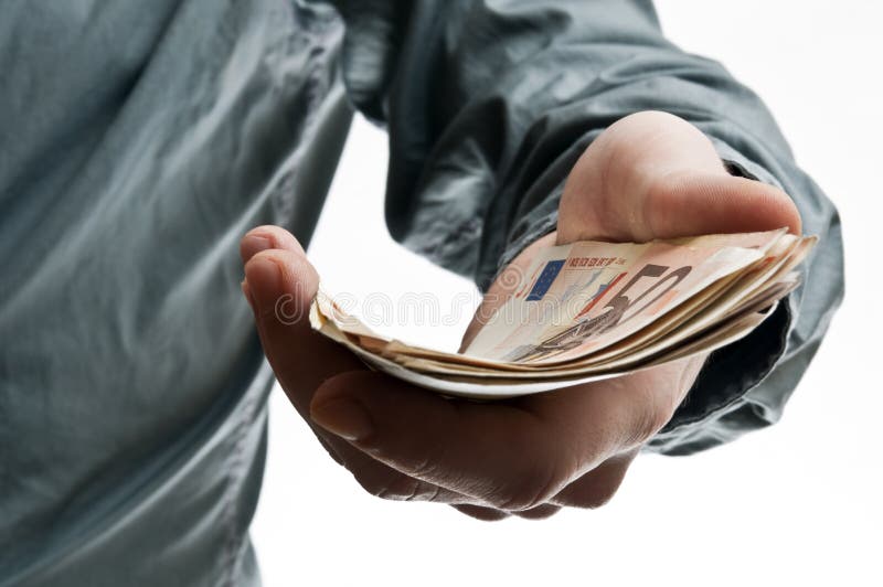 Offering money stock photo. Image of trade, offering - 18422384