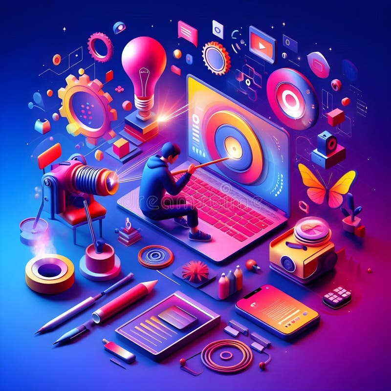 Engage Your Audience with Unique Advertising Approaches Stock ...