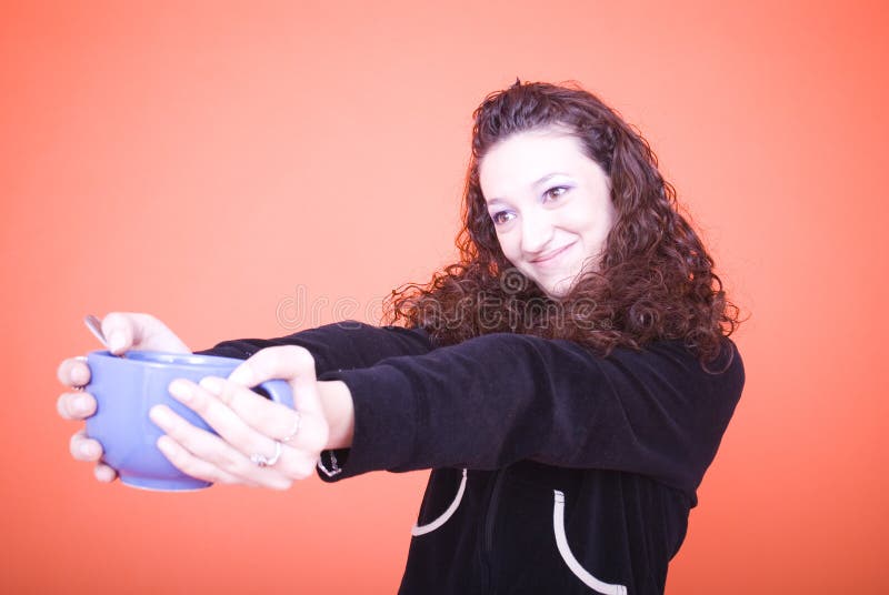 Offering tea stock image. Image of healthy, propose, proposing - 2485257