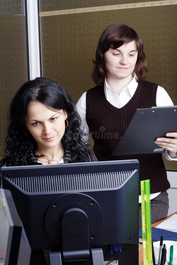 In the office stock photo. Image of businesswoman, confidence - 2302620