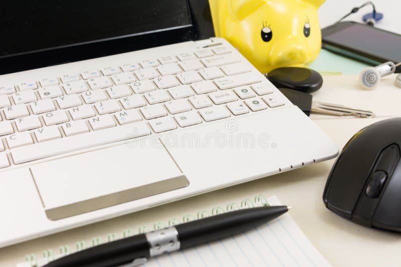Office Accessories Close Up. Day at Work Abstract Stock Photo - Image ...